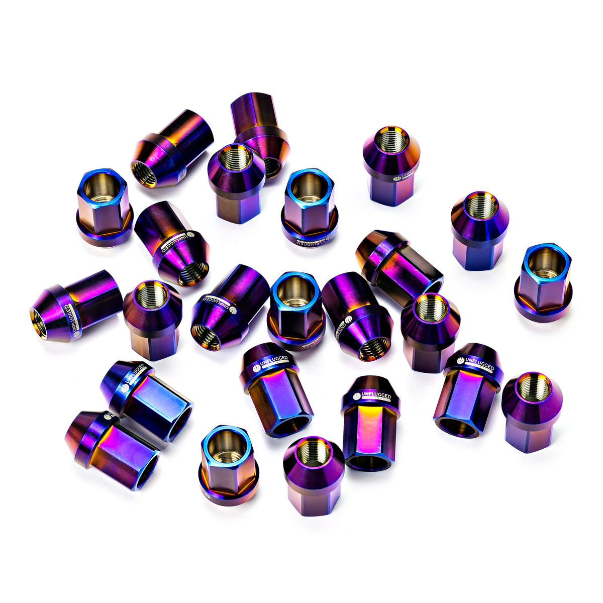 Tesla Cybertruck - Titanium And Aluminum Lug Nuts By Unplugged Performance - Cybertruck Wheels