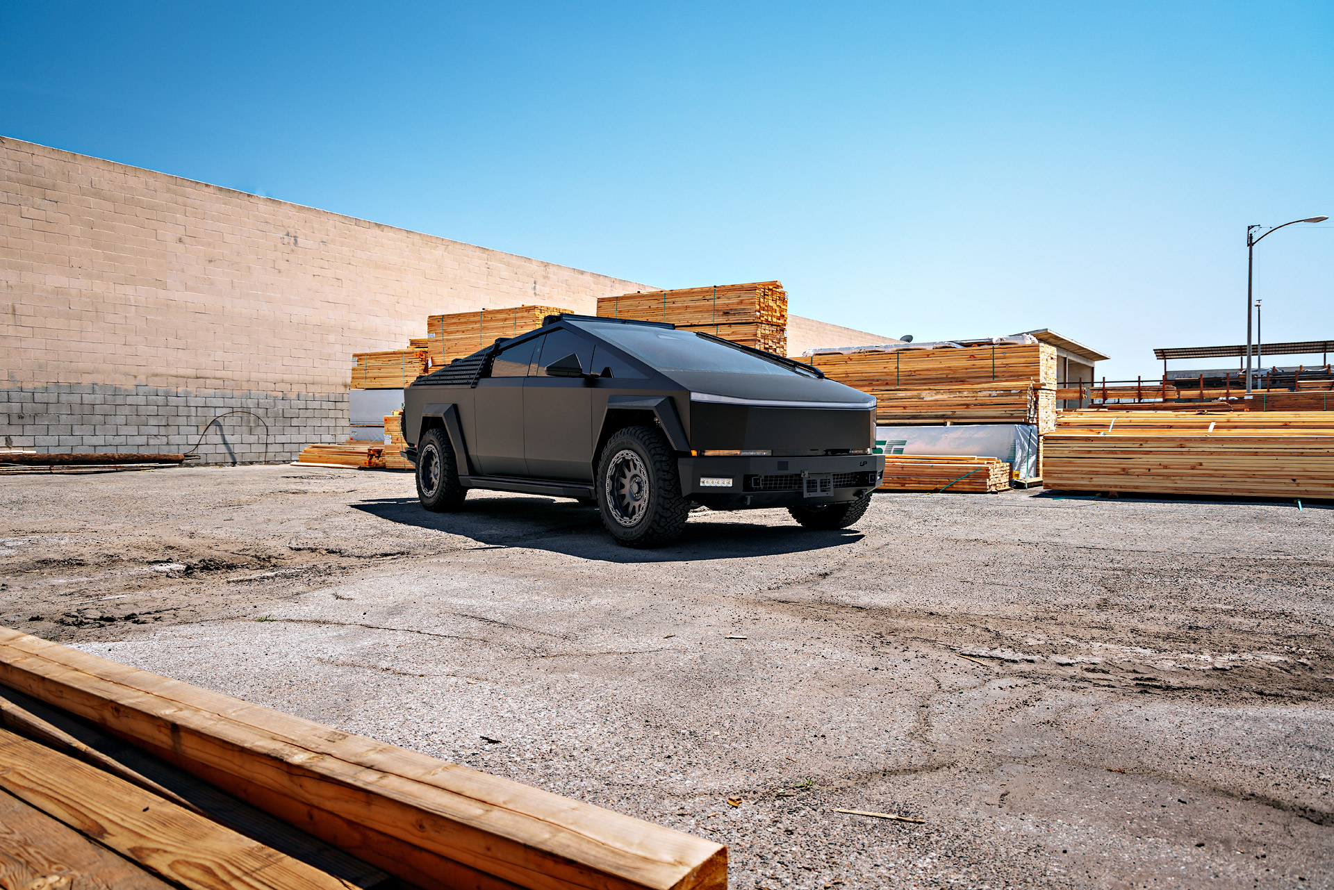 Storm Chaser INVINCIBLE Cybertruck On UP-03 Beadlock Forged Wheels In ...