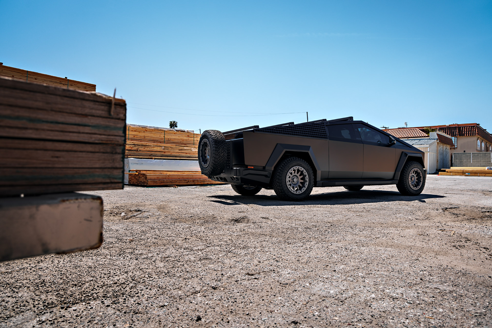 Storm Chaser INVINCIBLE Cybertruck On UP-03 Beadlock Forged Wheels In ...