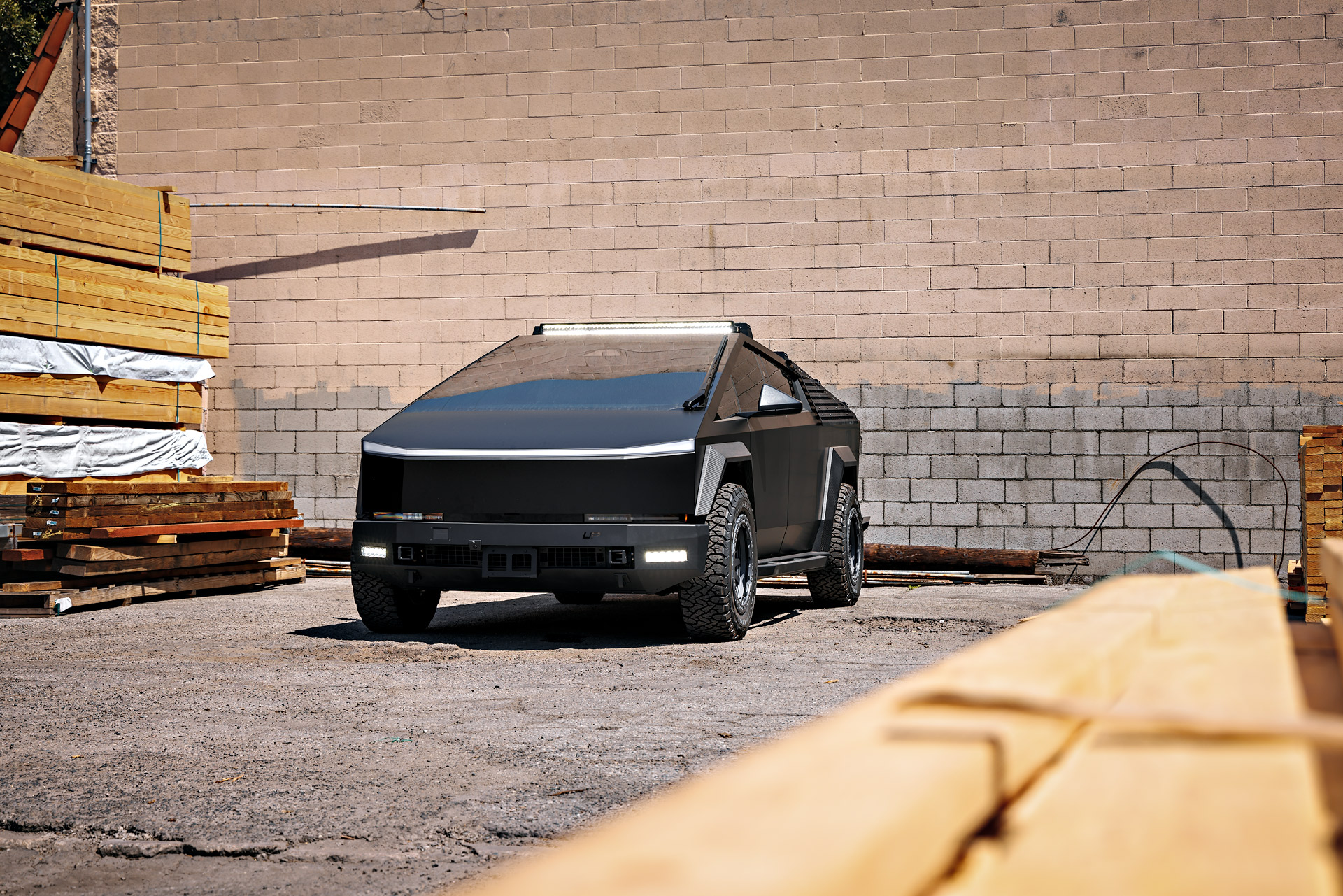 Storm Chaser INVINCIBLE Cybertruck On UP-03 Beadlock Forged Wheels In ...